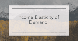 Income Elasticity Of Demand | Intelligent Economist