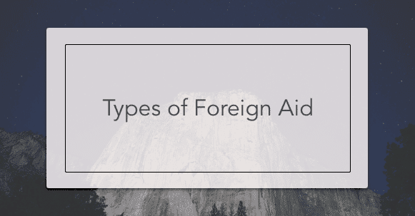 Foreign Aid - Intelligent Economist Foreign Aid - Intelligent Economist
